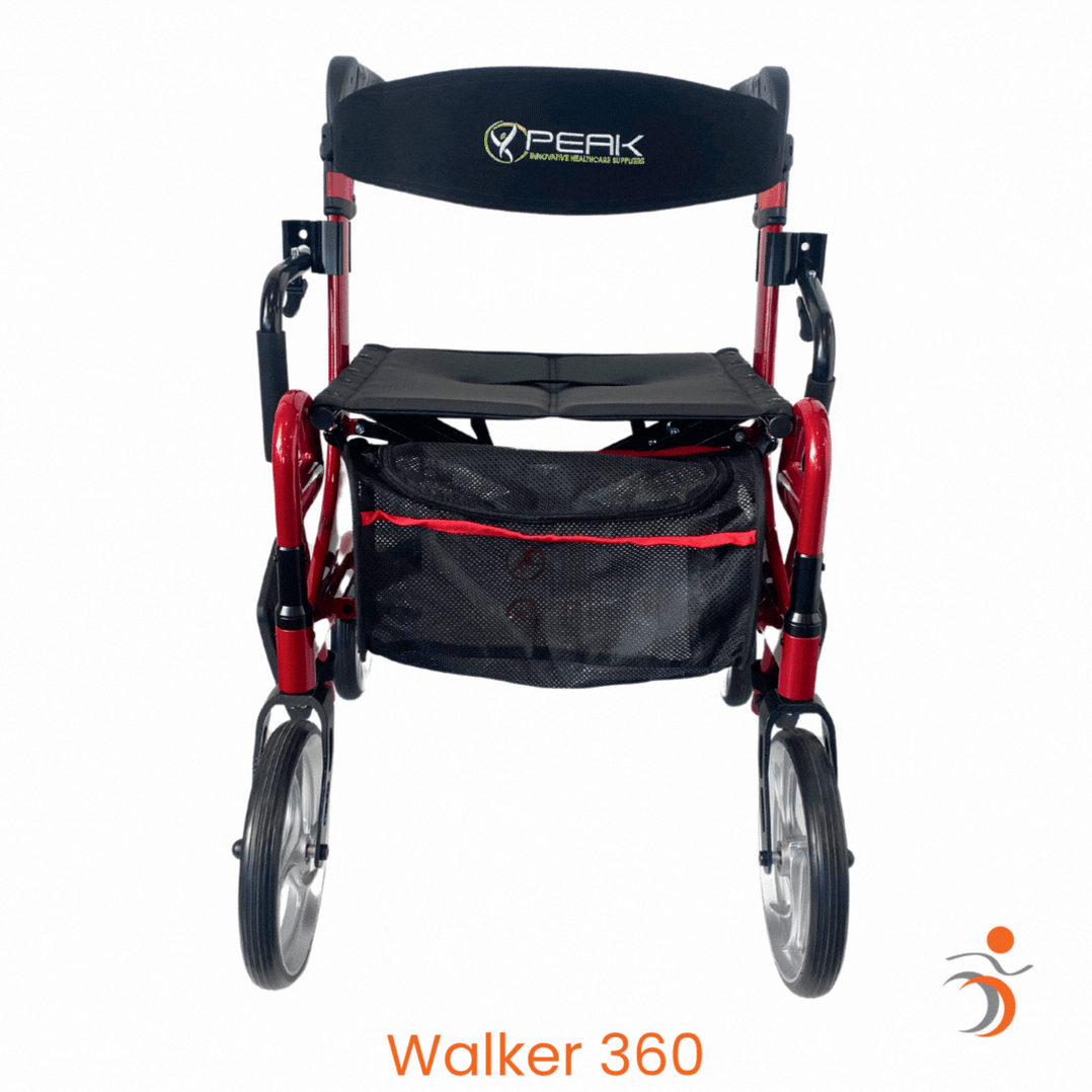 Ellipse Lite 2 Way Transit Chair/Rollator — Dynamic Healthcare New Zealand
